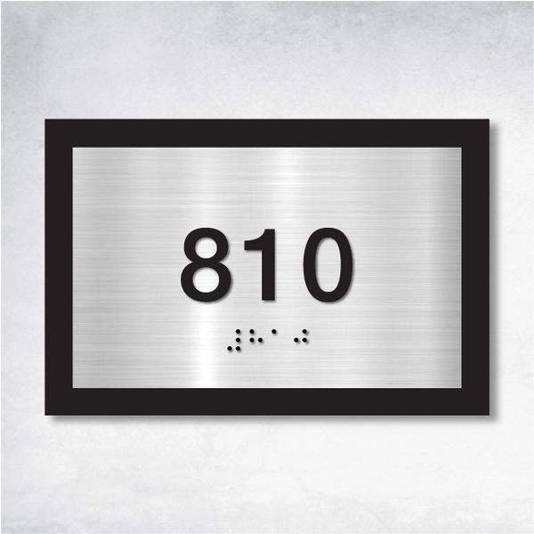 Omni Room ID Sign 6x4 | Braille Sign Wholesale